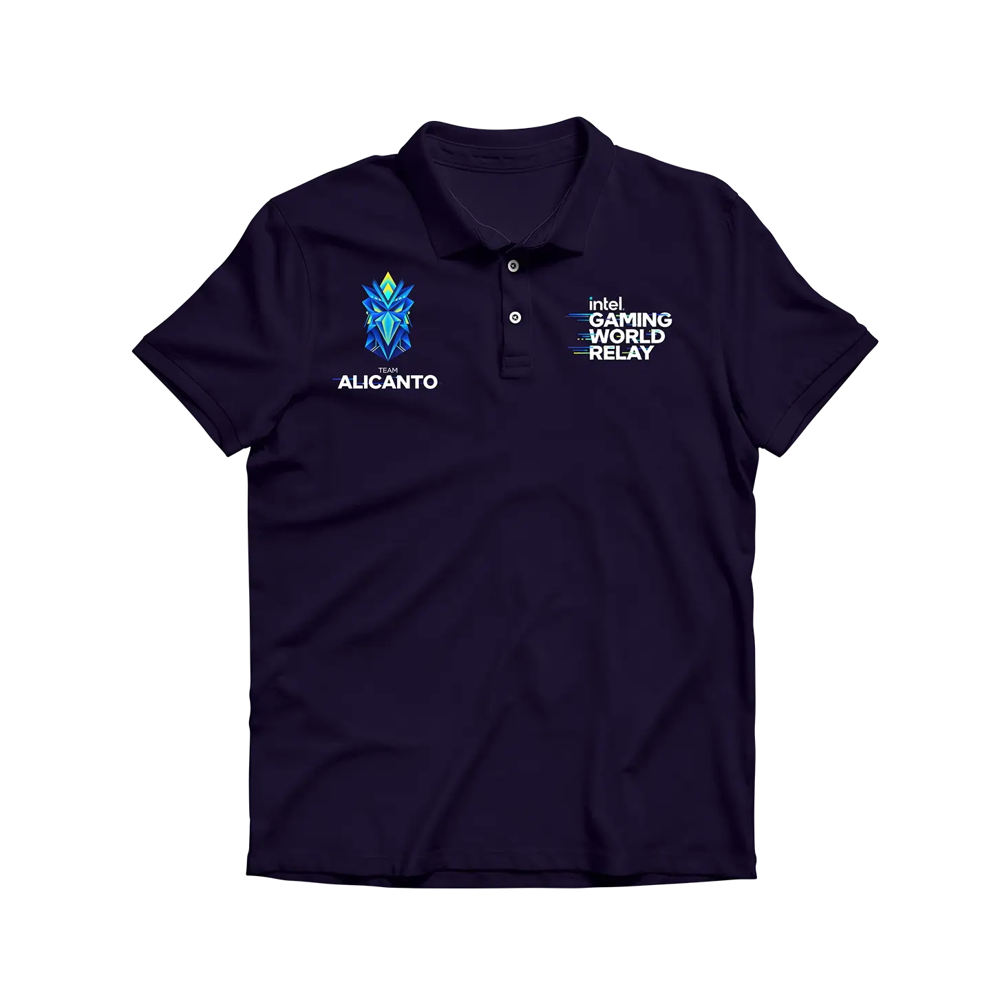 Intel Gaming World Relay Trophy & Polos - Sophisticated GEEK®